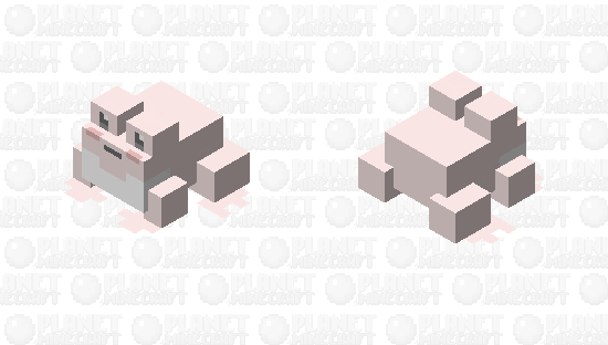 cutecore frog light pink Minecraft Mob Skin