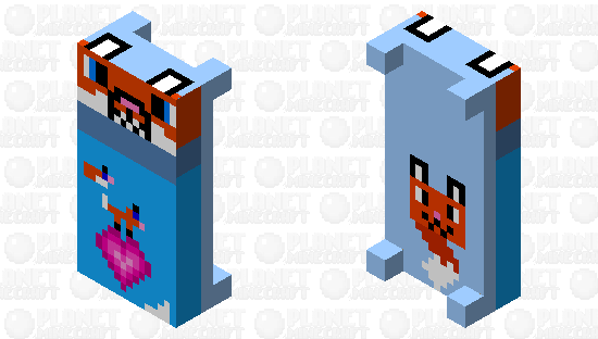 fox bed! Minecraft Mob Skin