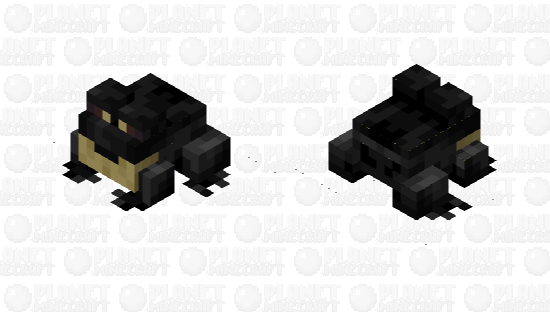 Black frog Minecraft Mob Skin