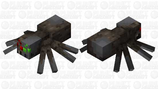 Cyborg Spider Minecraft Mob Skin