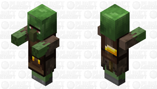 Zombie Toolsmith and Zombie Weaponsmith (Nether on Time Addon) Minecraft Mob Skin