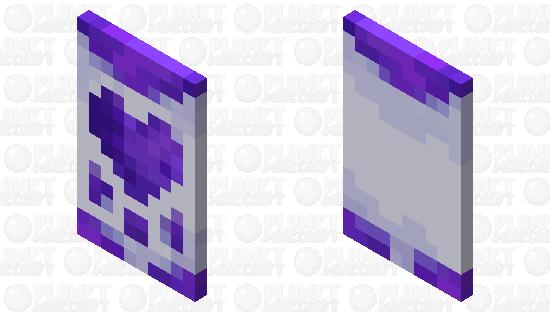 Purple Heart Cape Redesign Minecraft Mob Skin