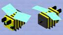 cute bee Minecraft Mob Skin
