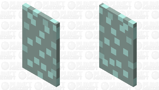 Pretty Cyan/Blue Cape Minecraft Mob Skin