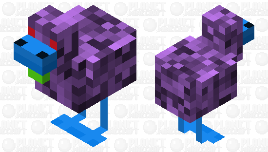 Infected Chicken Minecraft Mob Skin