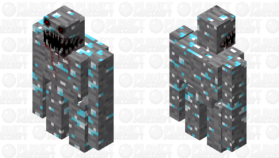 Diamond Ore Monster - Creepypasta Entity Minecraft Mob Skin