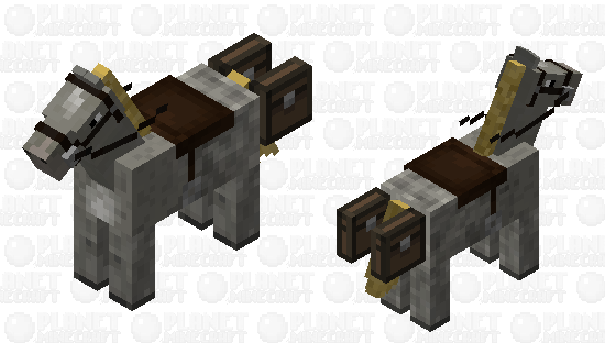 Gray Horse Minecraft Mob Skin