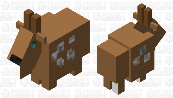 Brown Goat on planet minecraft Minecraft Mob Skin