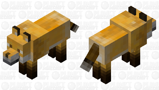 Foxhound Minecraft Mob Skin