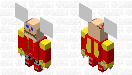 warden Eggman Mech Minecraft Mob Skin