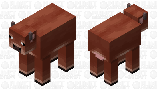 Warm Cow Minecraft Mob Skin