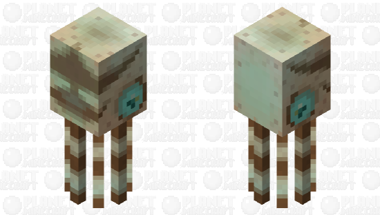 Striped Squid Minecraft Mob Skin