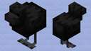 Black Chicken Minecraft Mob Skin