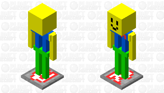 Roblox noob armor stand Minecraft Mob Skin