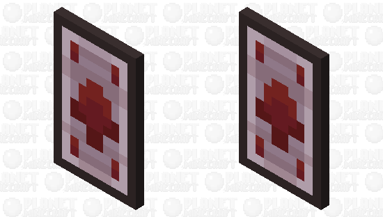 Red Ace Spade Minecraft Mob Skin