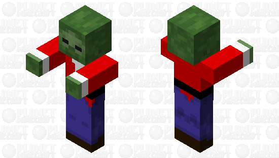 Zombie-Claus | Mob Skin Java Minecraft Mob Skin