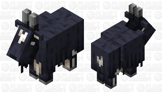 Dark Goat ( Minecraft Dungeons ) Minecraft Mob Skin