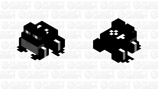 Tron Frog, White/ISO Minecraft Mob Skin