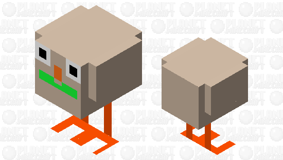 rowlet Minecraft Mob Skin