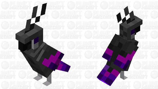 Ender Parrot Minecraft Mob Skin