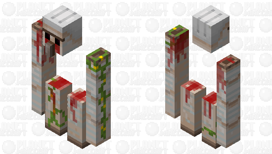 Body-less Golem Minecraft Mob Skin