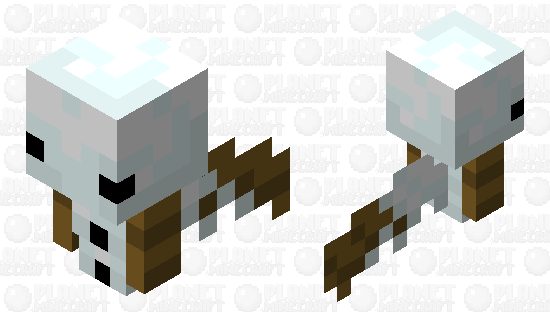 Cute Baby Snow Allay Minecraft Mob Skin