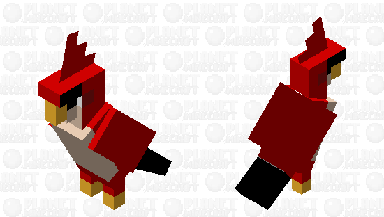 Red from Angry Birds Minecraft Mob Skin