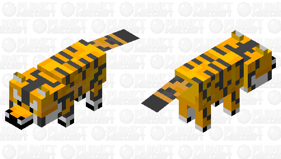Tiger (Java) Minecraft Mob Skin