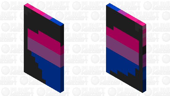 PRIDE DAY 9 BISEXUAL FLAG! Minecraft Mob Skin