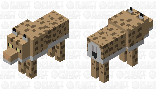 Eurasian Lynx Minecraft Mob Skin