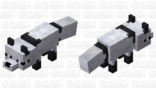 Canadian Blue Fox Minecraft Mob Skin