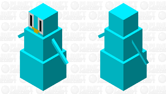 Milo snowman Minecraft Mob Skin