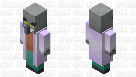 Evoker Wind Shooter Minecraft Mob Skin