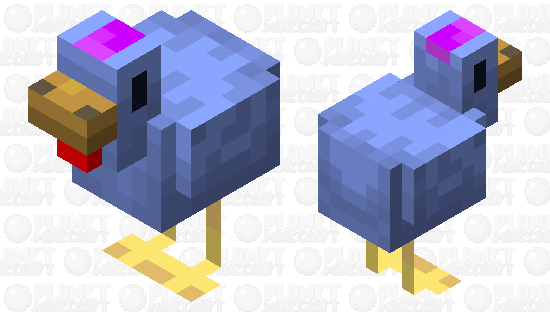 Stardew Valley Blue Chicken Minecraft Mob Skin
