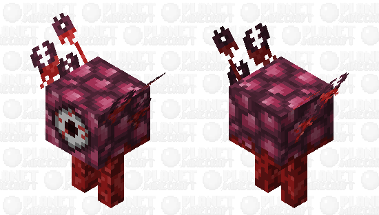 wall of flesh/hungry strider terraria Minecraft Mob Skin