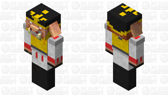 Kaiser Wilhelm 2. Piglin Minecraft Mob Skin