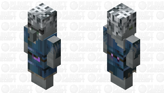 Tropical Blue Minecraft Mob Skin