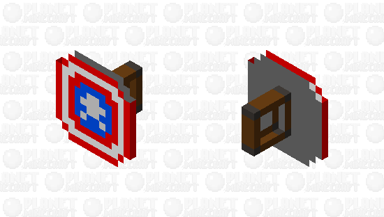 Captain America shield Minecraft Mob Skin