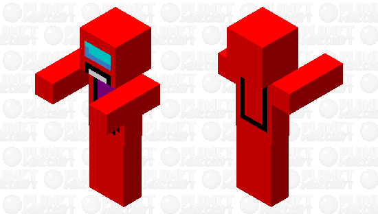 Derpy Among Us Imposter Minecraft Mob Skin