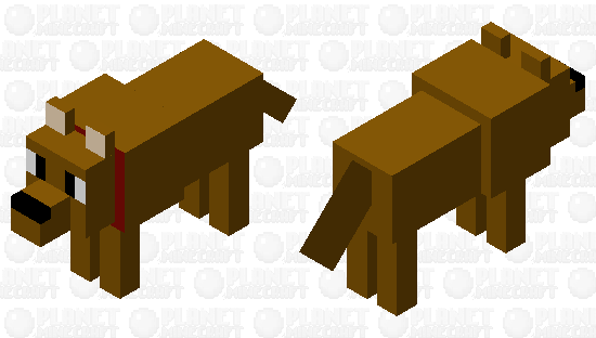 Bones, The Caretaker's Dog Minecraft Mob Skin