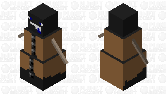 weird snowman Minecraft Mob Skin