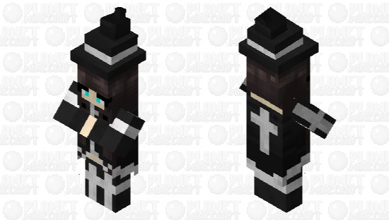 Dura the witch Minecraft Mob Skin