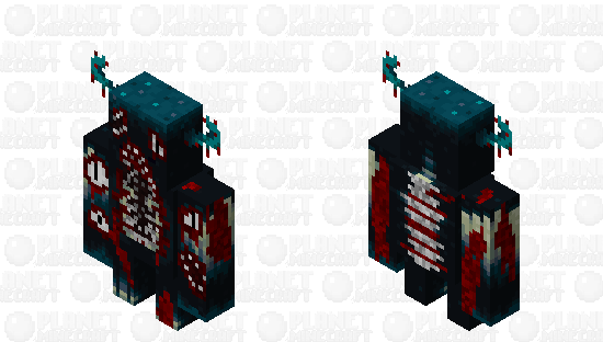 Devourer Warden Minecraft Mob Skin
