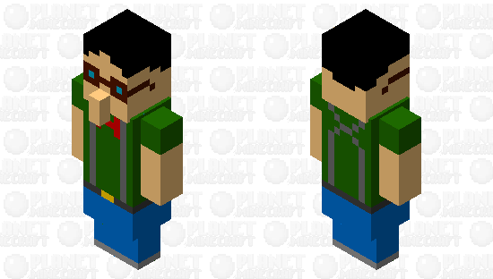 nerd Minecraft Mob Skin