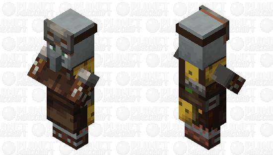 Jungle Illager (Armorer) Minecraft Mob Skin