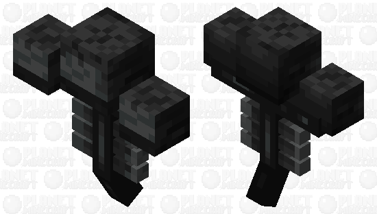 Faceless wither Minecraft Mob Skin