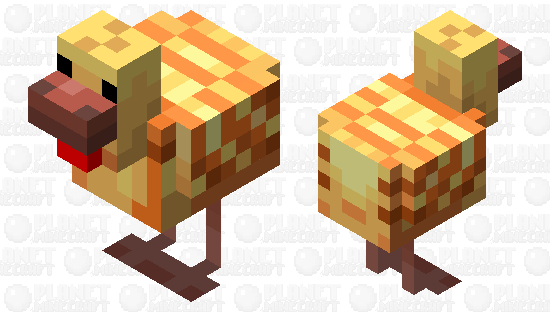 (Warm) chicken Minecraft Mob Skin