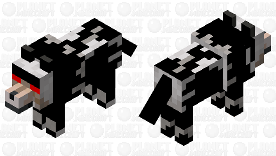 Corrupted Wolf Minecraft Mob Skin
