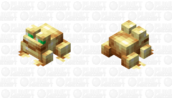 Gold Frog Minecraft Mob Skin