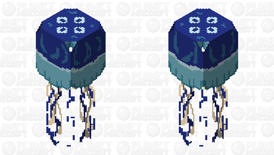 Jellyfish squid skin Minecraft Mob Skin